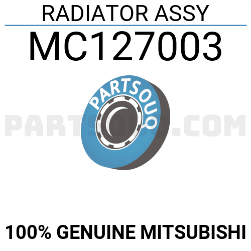 RADIATOR ASSY MC127003 | Mitsubishi Parts | PartSouq