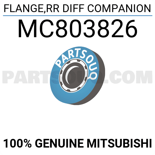 FLANGE,RR DIFF COMPANION MC803826 | Mitsubishi Parts | PartSouq