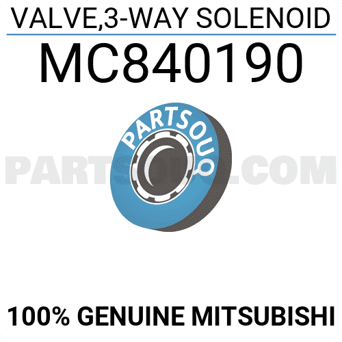 VALVE,3-WAY SOLENOID MC840190 | Mitsubishi Parts | PartSouq