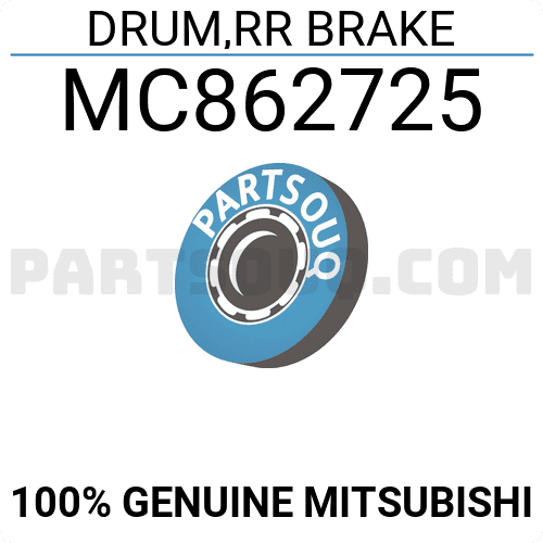 DRUM,RR BRAKE MC862725 | Mitsubishi Parts | PartSouq