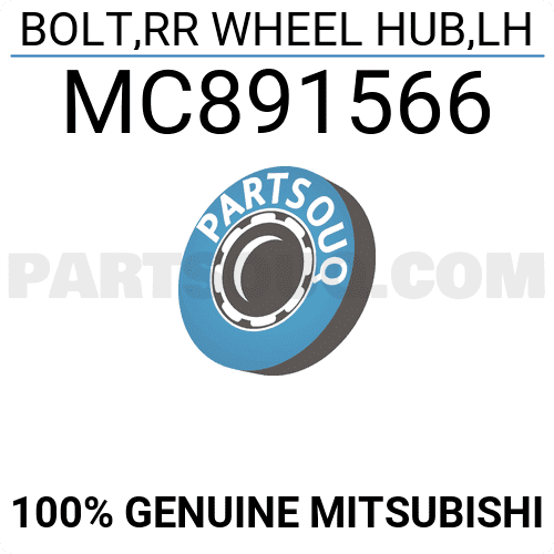 BOLT,RR WHEEL HUB,LH MC891566 | Mitsubishi Parts | PartSouq