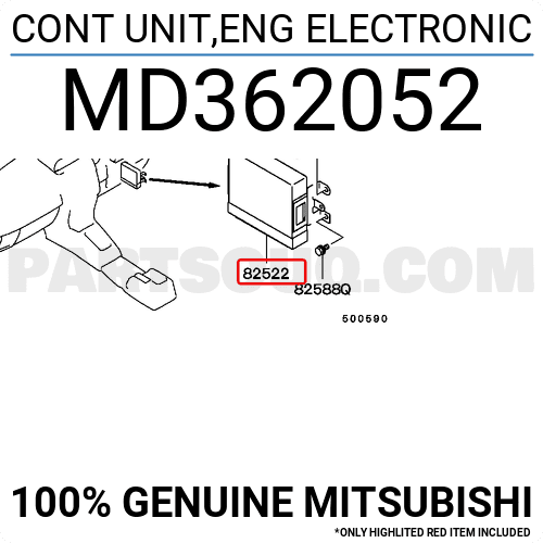 CONT UNIT,ENG ELECTRONIC MD362052 | Mitsubishi Parts | PartSouq
