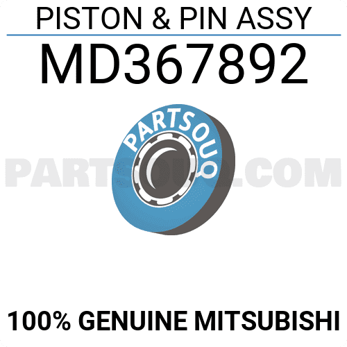 PISTON & PIN ASSY MD367892 | Mitsubishi Parts | PartSouq