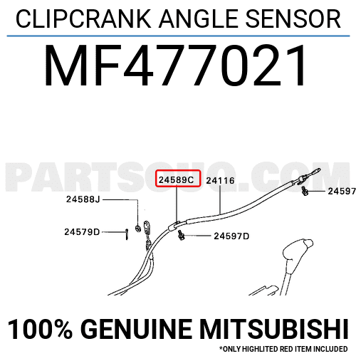 CLIPCRANK ANGLE SENSOR MF477021 | Mitsubishi Parts | PartSouq
