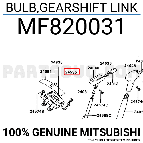 BULB,GEARSHIFT LINK MF820031 | Mitsubishi Parts | PartSouq