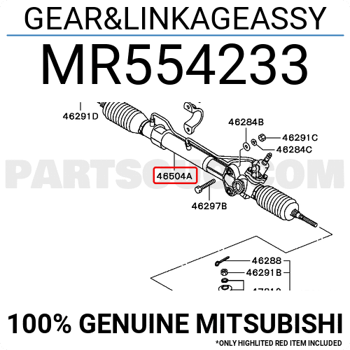 GEAR&LINKAGEASSY MR554233 | Mitsubishi Parts | PartSouq