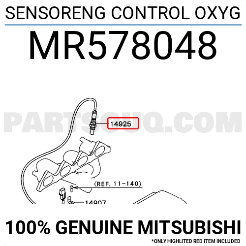 SENSORENG CONTROL OXYG MR578048 | Mitsubishi Parts | PartSouq