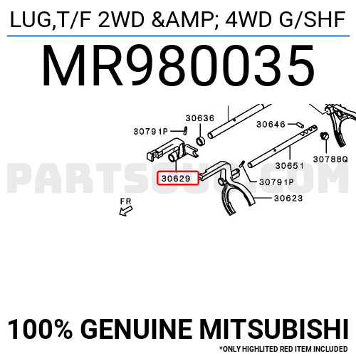 LUG,T/F 2WD & 4WD G/SHF MR980035 | Mitsubishi Parts | PartSouq
