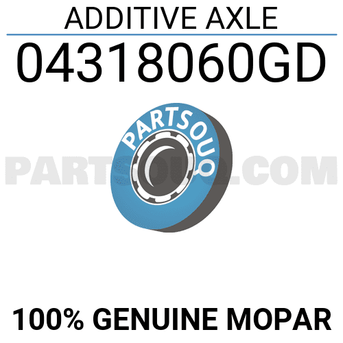 ADDITIVE AXLE 04318060GD | Mopar Parts | PartSouq