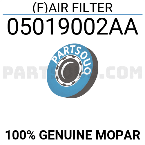 (F)AIR FILTER 05019002AA | Mopar Parts | PartSouq