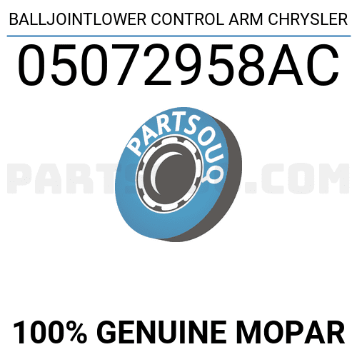 BALLJOINTLOWER CONTROL ARM CHRYSLER 05072958AC | Mopar Parts | PartSouq