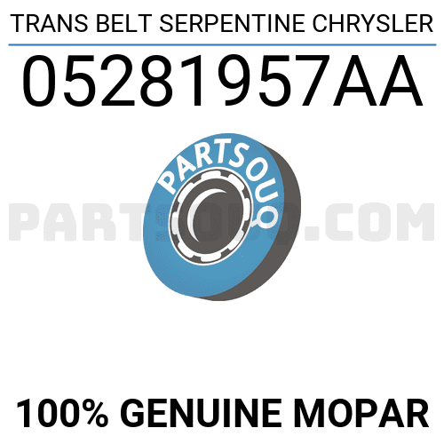 TRANS BELT SERPENTINE CHRYSLER 05281957AA | Mopar Parts | PartSouq