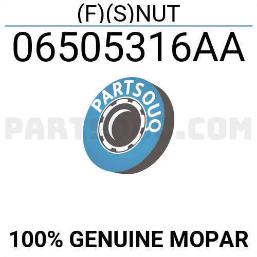 (F)(S)NUT 06505316AA | Mopar Parts | PartSouq