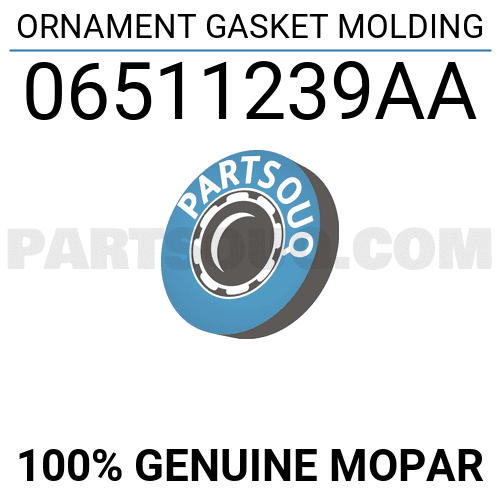 ORNAMENT GASKET MOLDING 06511239AA | Mopar Parts | PartSouq