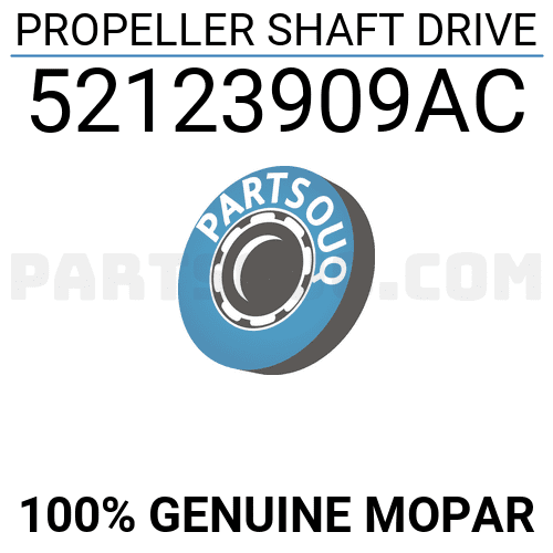 PROPELLER SHAFT DRIVE 52123909AC | Mopar Parts | PartSouq
