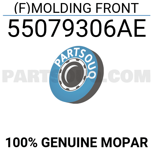 (F)MOLDING FRONT 55079306AE | Mopar Parts | PartSouq
