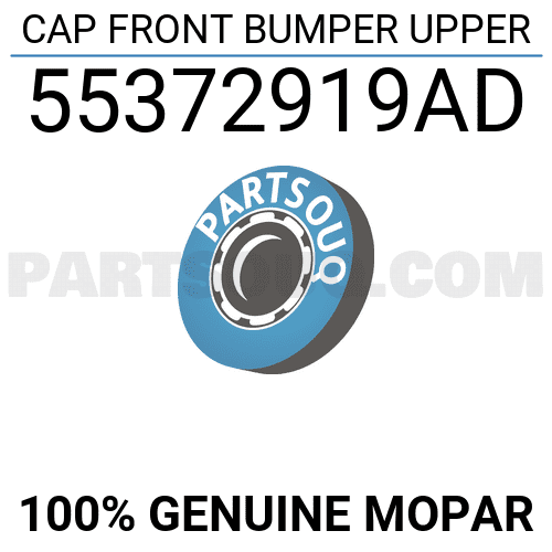 CAP FRONT BUMPER UPPER 55372919AD | Mopar Parts | PartSouq