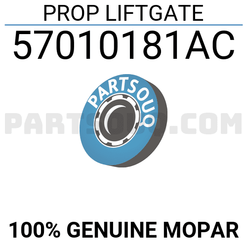 PROP LIFTGATE 57010181AC | Mopar Parts | PartSouq