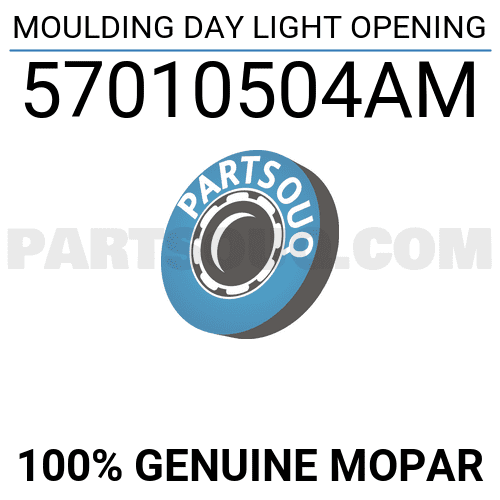 MOULDING DAY LIGHT OPENING 57010504AM | Mopar Parts | PartSouq