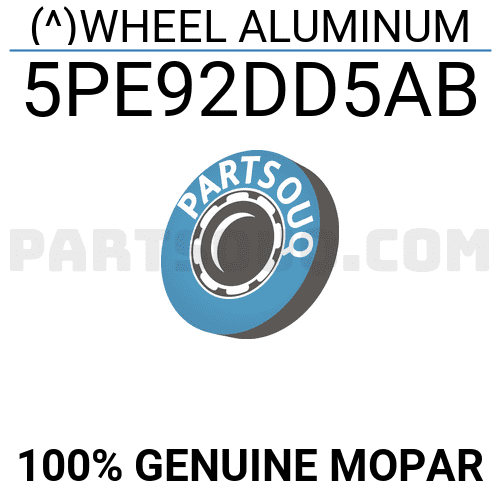(^)WHEEL ALUMINUM 5PE92DD5AB | Mopar Parts | PartSouq