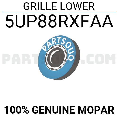 GRILLE LOWER 5UP88RXFAA | Mopar Parts | PartSouq