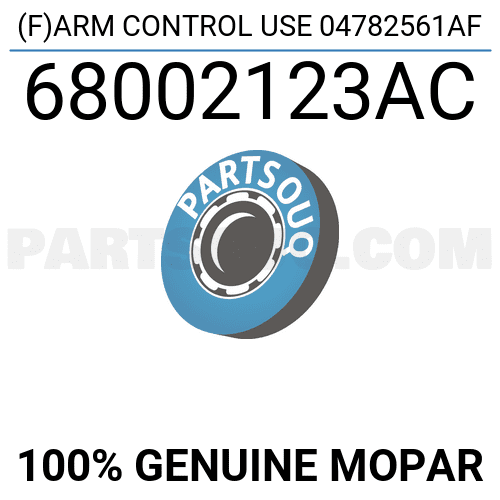 (F)ARM CONTROL USE 04782561AF 68002123AC | Mopar Parts | PartSouq