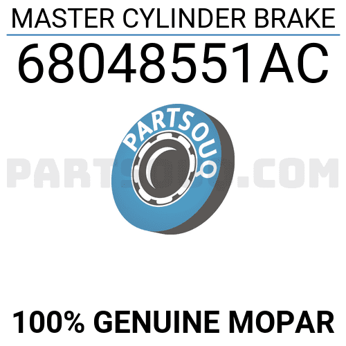 MASTER CYLINDER BRAKE 68048551AC | Mopar Parts | PartSouq