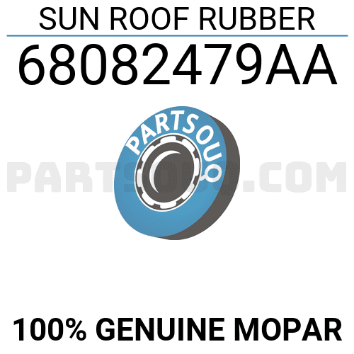SUN ROOF RUBBER 68082479AA | Mopar Parts | PartSouq