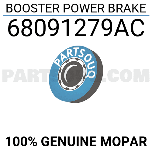 BOOSTER POWER BRAKE 68091279AC | Mopar Parts | PartSouq