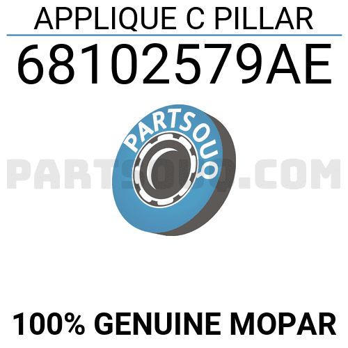 APPLIQUE C PILLAR 68102579AE | Mopar Parts | PartSouq