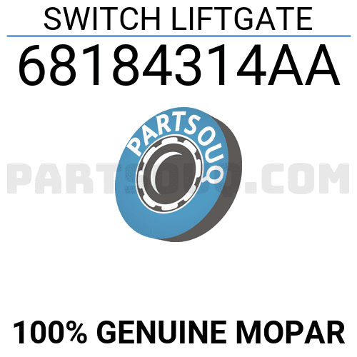 SWITCH LIFTGATE 68184314AA | Mopar Parts | PartSouq