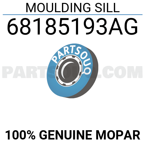MOULDING SILL 68185193AG | Mopar Parts | PartSouq