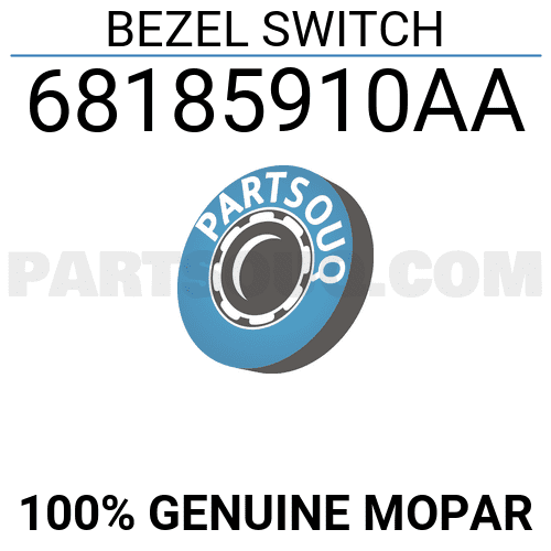 BEZEL SWITCH 68185910AA | Mopar Parts | PartSouq