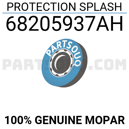 PROTECTION SPLASH 68205937AH | Mopar Parts | PartSouq