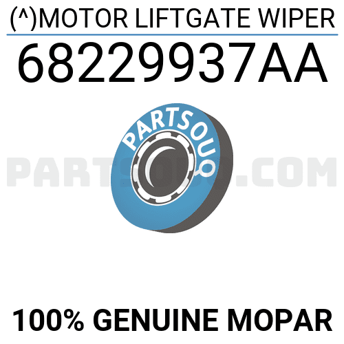 (^)MOTOR LIFTGATE WIPER 68229937AA | Mopar Parts | PartSouq