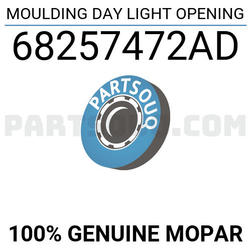 MOULDING DAY LIGHT OPENING 68257472AD | Mopar Parts | PartSouq