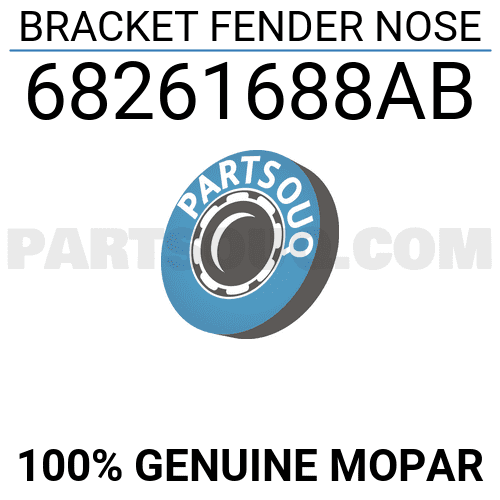 BRACKET FENDER NOSE 68261688AB | Mopar Parts | PartSouq