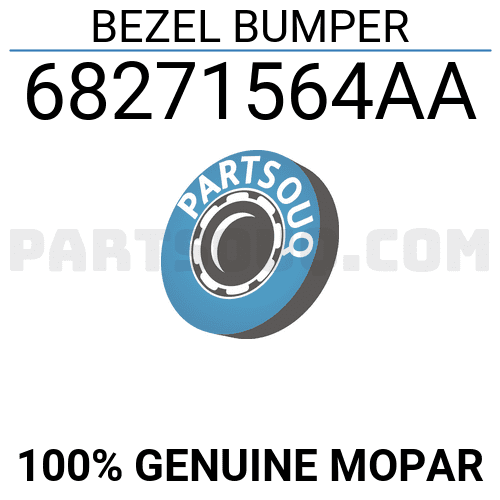BEZEL BUMPER 68271564AA | Mopar Parts | PartSouq