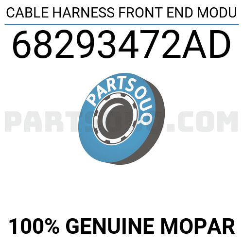 CABLE HARNESS FRONT END MODU 68293472AD | Mopar Parts | PartSouq