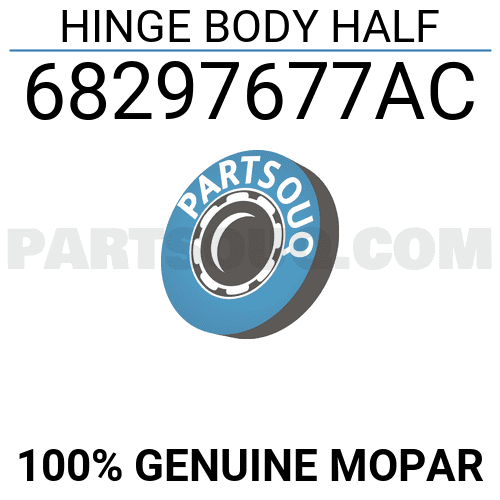 HINGE BODY HALF 68297677AC | Mopar Parts | PartSouq