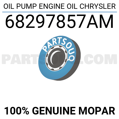 OIL PUMP ENGINE OIL CHRYSLER 68297857AM | Mopar Parts | PartSouq