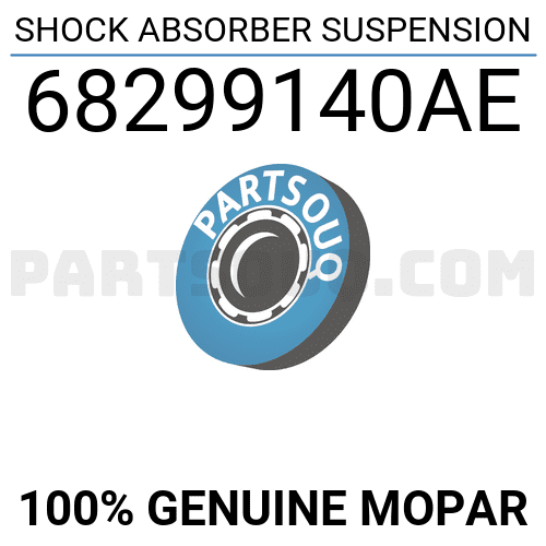 SHOCK ABSORBER SUSPENSION 68299140AE | Mopar Parts | PartSouq