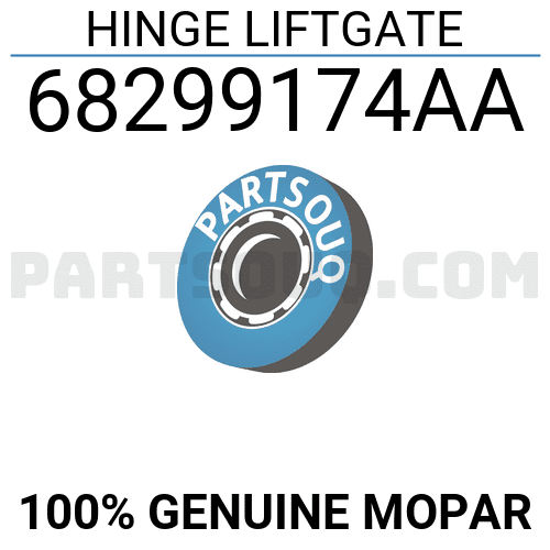 HINGE LIFTGATE 68299174AA | Mopar Parts | PartSouq