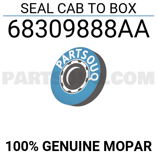 SEAL CAB TO BOX 68309888AA | Mopar Parts | PartSouq