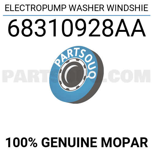 ELECTROPUMP WASHER WINDSHIE 68310928AA | Mopar Parts | PartSouq