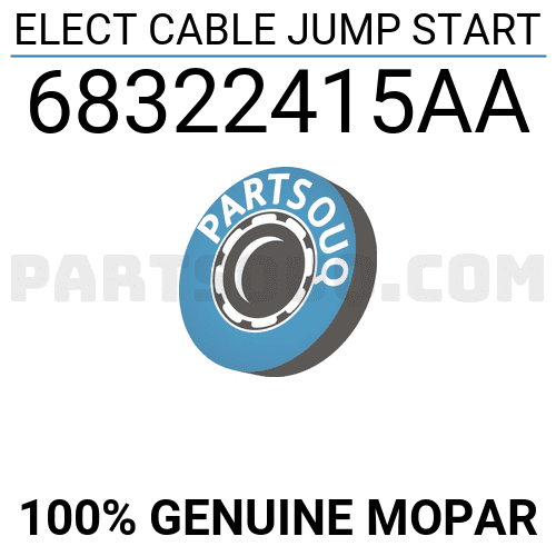 ELECT CABLE JUMP START 68322415AA | Mopar Parts | PartSouq