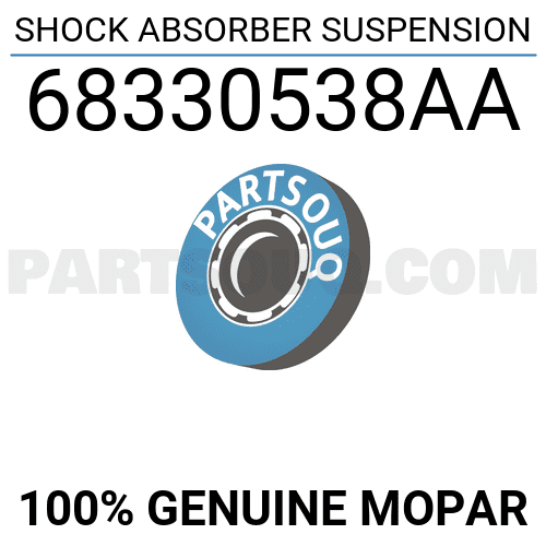 SHOCK ABSORBER SUSPENSION 68330538AA | Mopar Parts | PartSouq