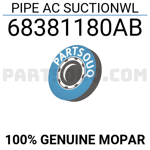 PIPE AC SUCTIONWL 68381180AB | Mopar Parts | PartSouq
