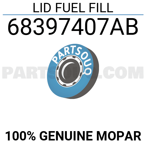 LID FUEL FILL 68397407AB | Mopar Parts | PartSouq