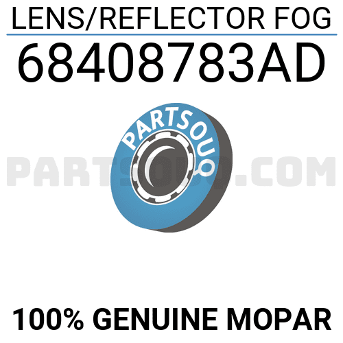 LENS/REFLECTOR FOG 68408783AD | Mopar Parts | PartSouq